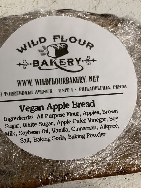 Bakery, Wild Flour Bakery, Vegan Apple Bread, individually wrapped sli ...
