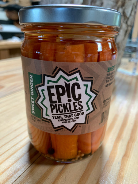 Epic Pickles, Sweet Ginger Carrots , 12oz. – Cecil Creek Farm