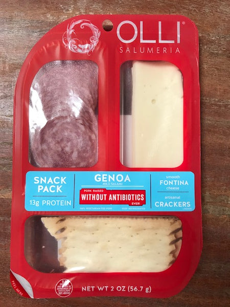 Meat, GENOA/FONTINA, Olli Snack Pack w/La Panzanella Crackers – Cecil ...